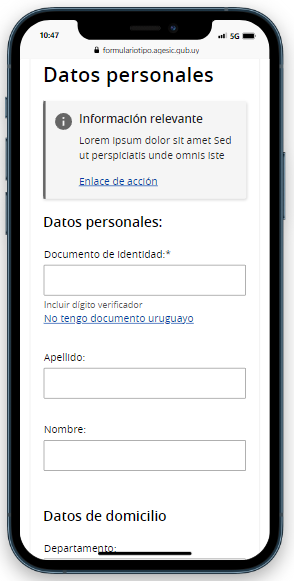 Estructura básica de un formulario | Agencia de Gobierno Electrónico y ...
