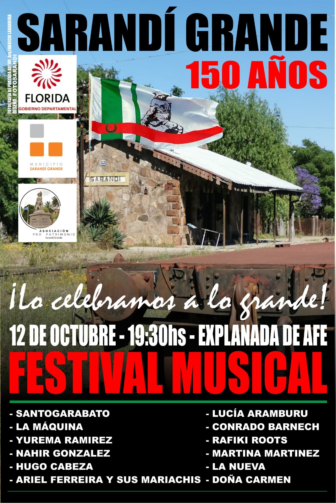 Festival Musical - 150° aniversario de Sarandí Grande | Intendencia de ...