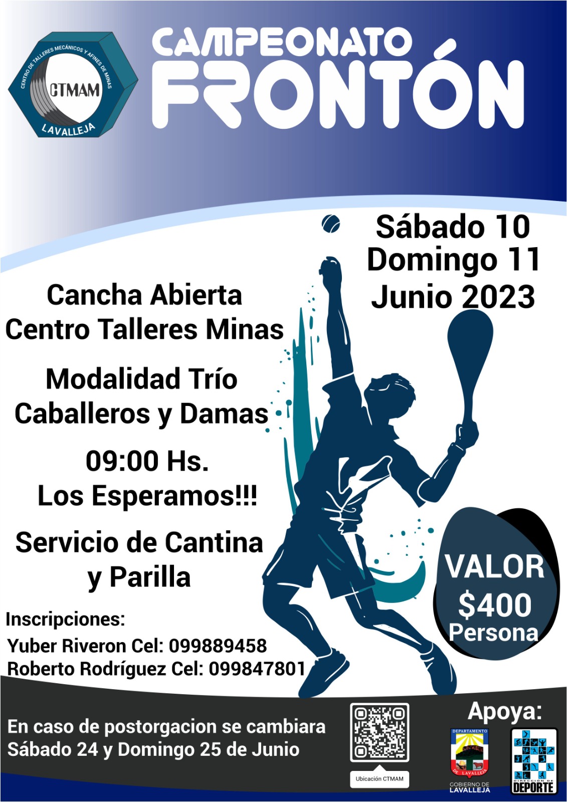 Campeonato de Frontón | Intendencia Departamental de Lavalleja