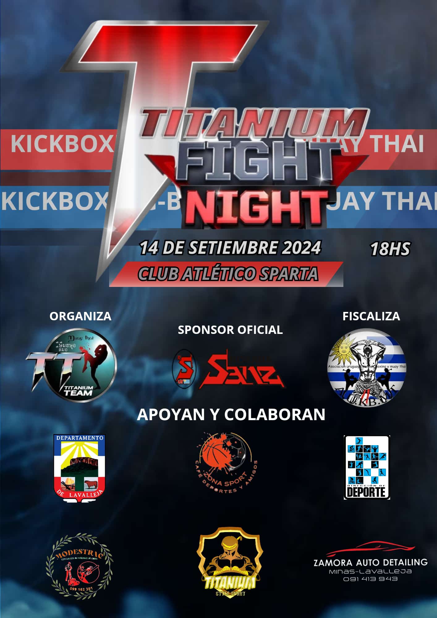 Titanium fight night | Intendencia Departamental de Lavalleja
