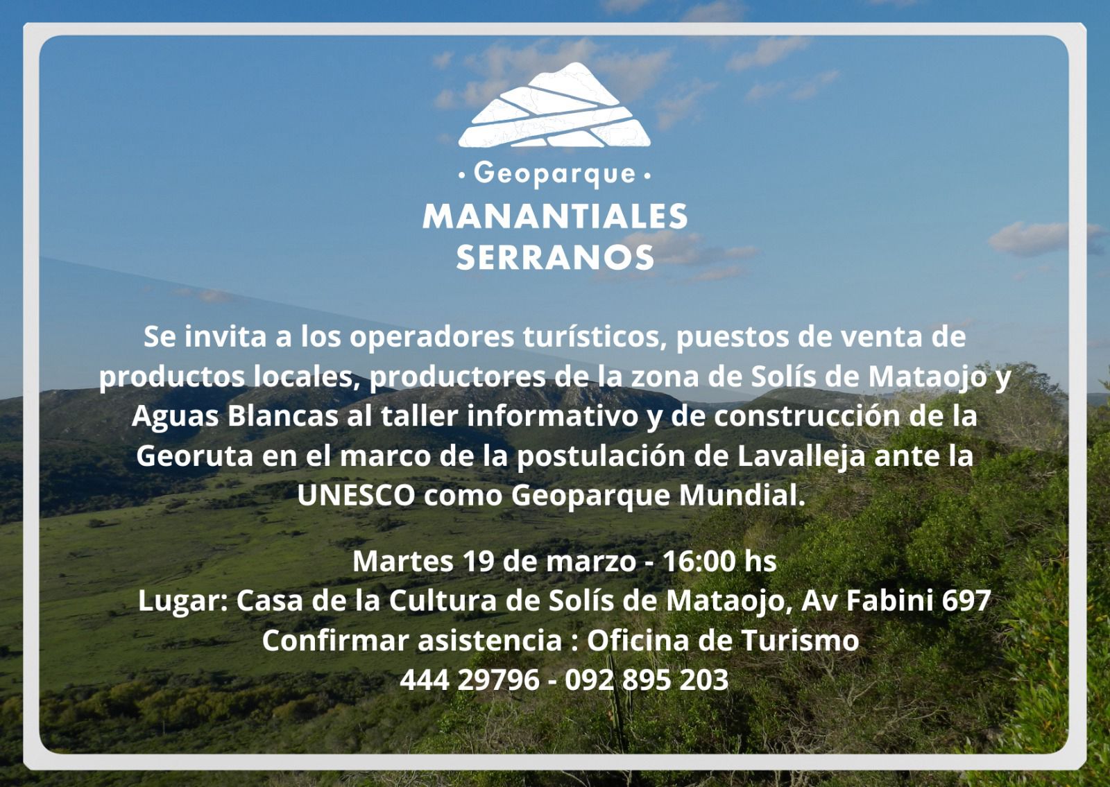 GEOPARQUE - MANANTIALES SERRANOS | Intendencia Departamental de Lavalleja