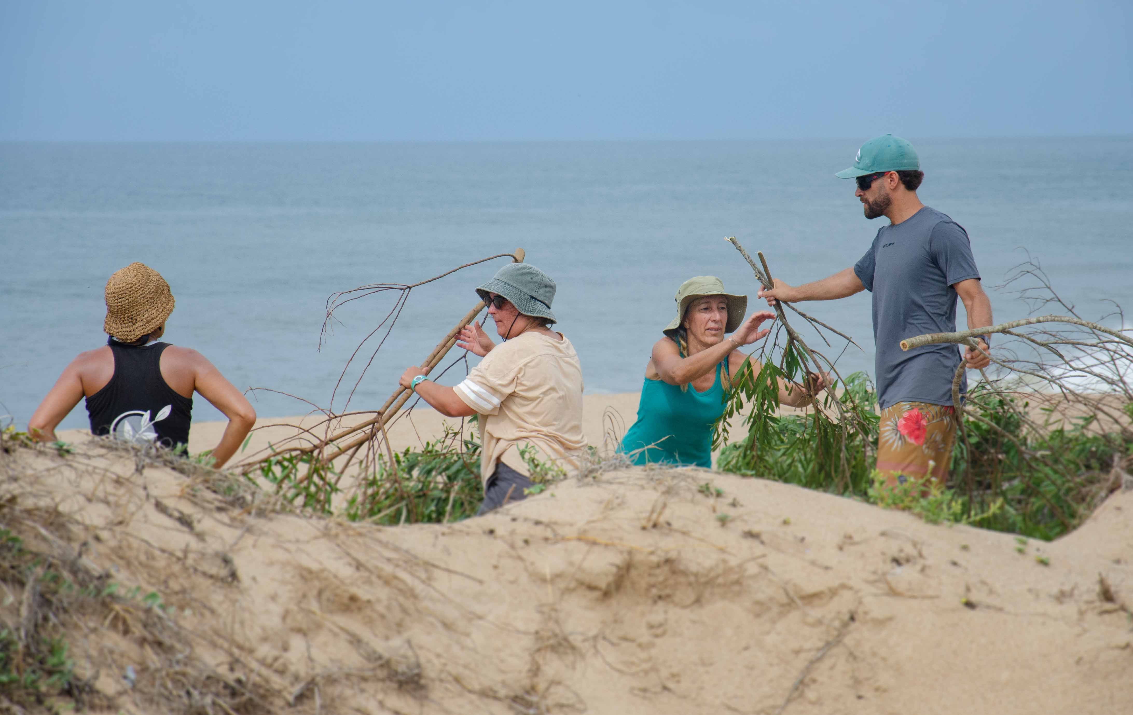 Restauración dunar en Laguna Garzón | Ministerio de Ambiente