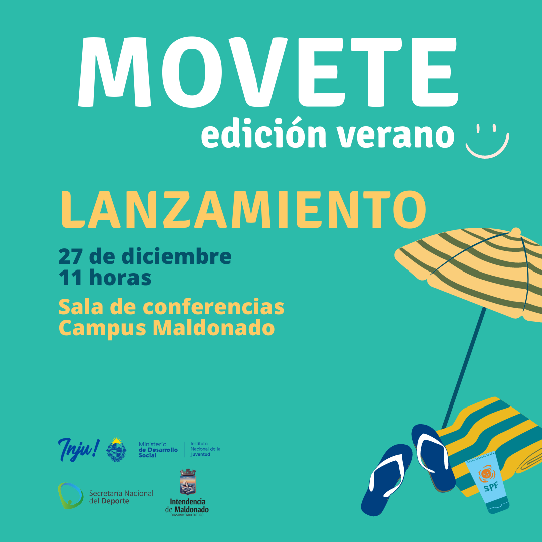 Lanzamieno MOVETE edición verano | Ministerio de Desarrollo Social