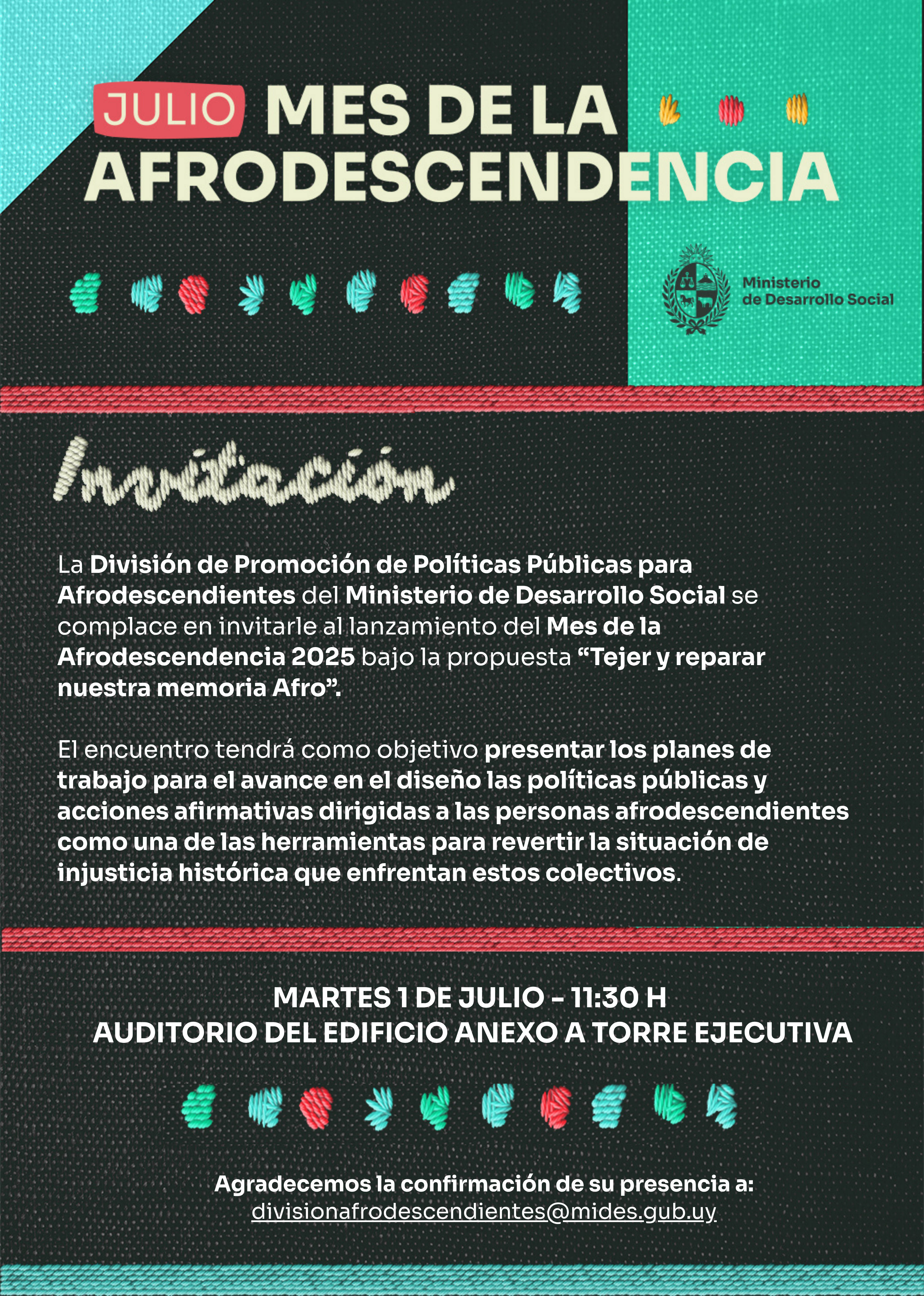 Mes de la Afrodescendencia 2025 | Ministerio de Desarrollo Social