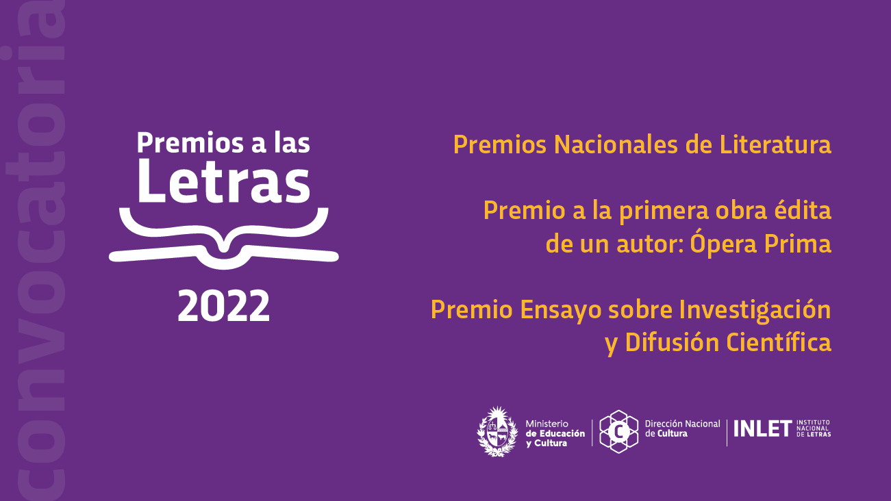 Premios a las Letras 2022 | Ministerio de Educación y Cultura