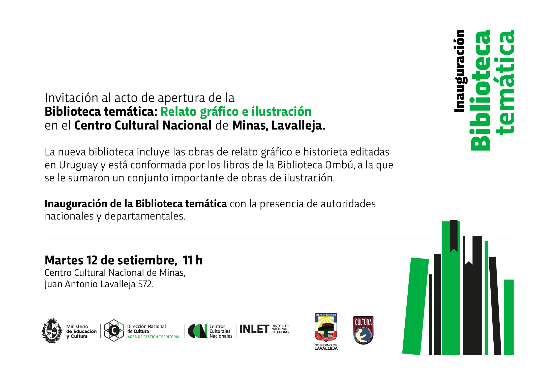 Inauguración | Biblioteca temática | MEC