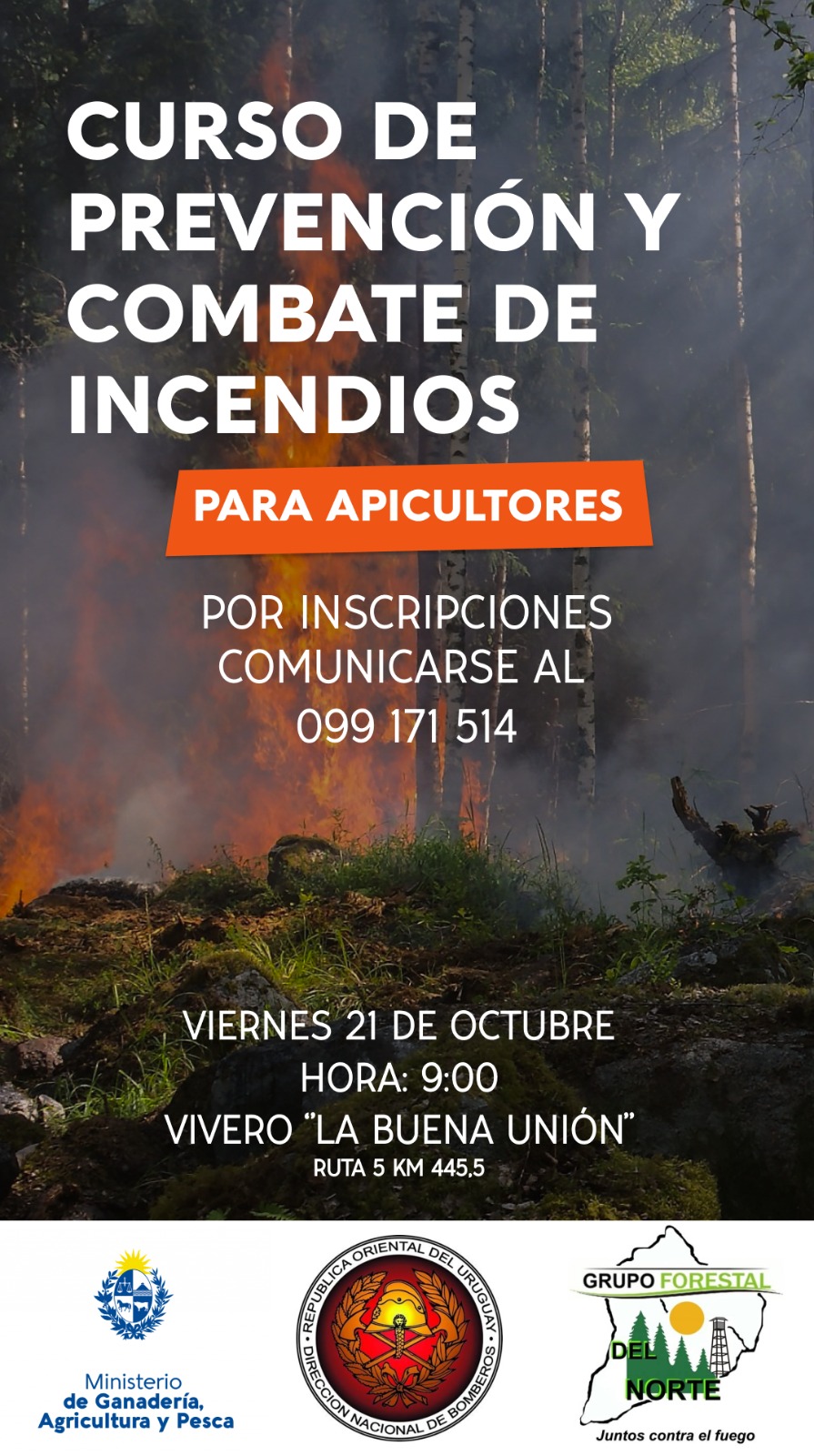 Curso de Prevención y Combate de Incendios Forestales en RIVERA | MGAP