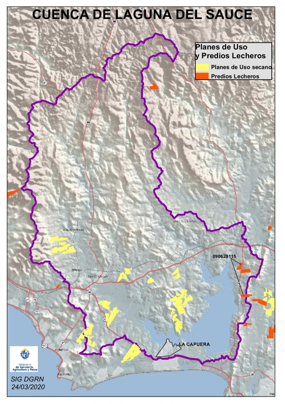 MGAP informa sobre uso del suelo en la Cuenca de la Laguna del Sauce ...