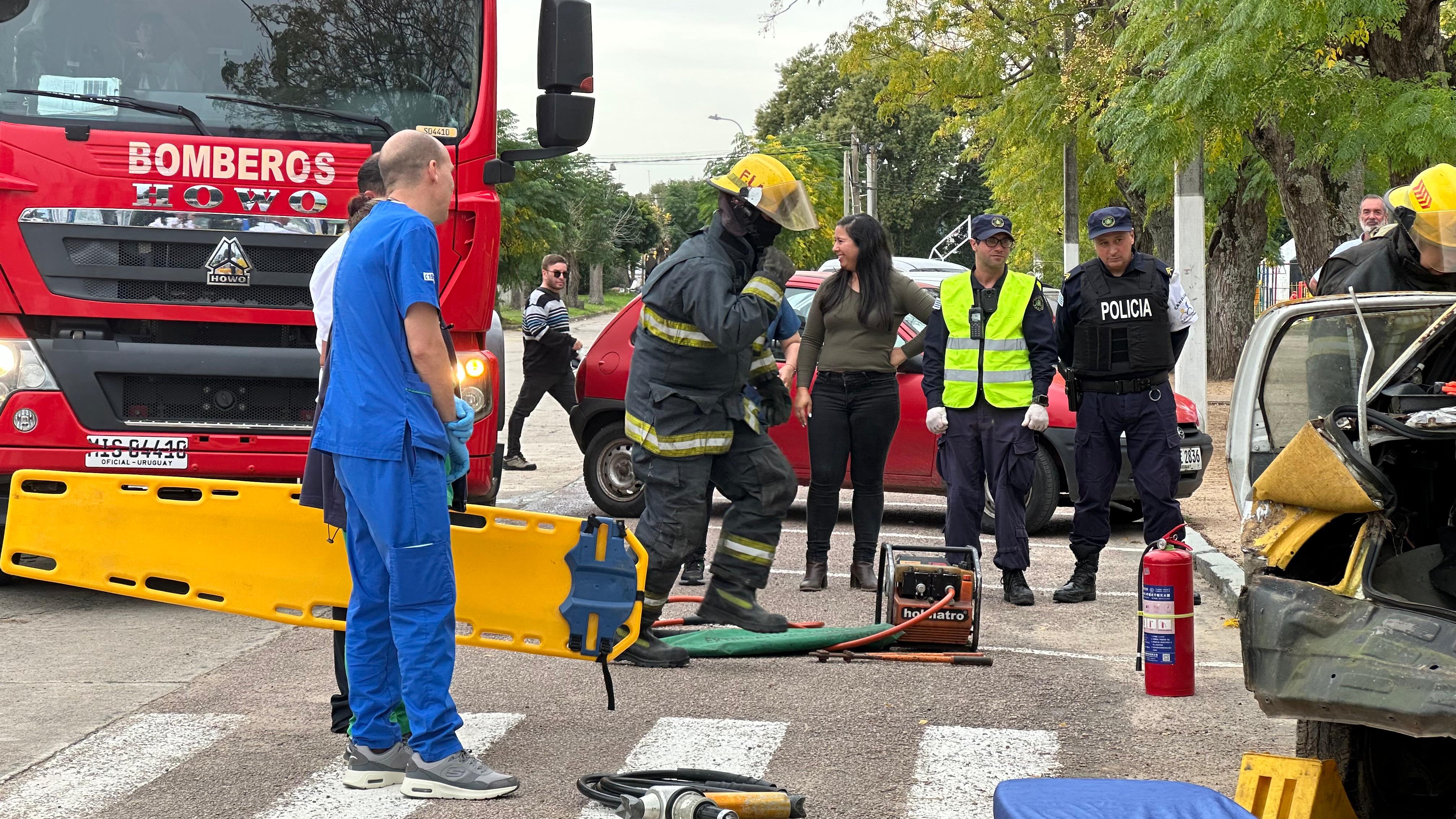 Simulacro de siniestro de tránsito, sumamos actividades de Mayo ...