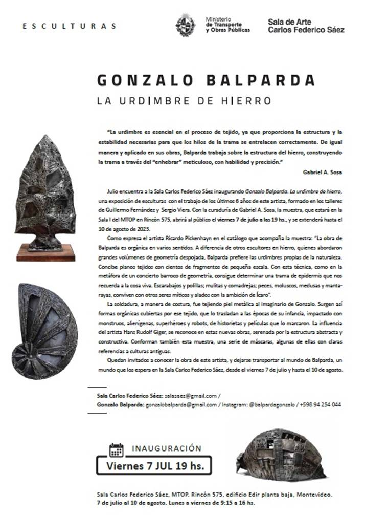 Muestra artística: "La urdimbre de hierro" | MTOP