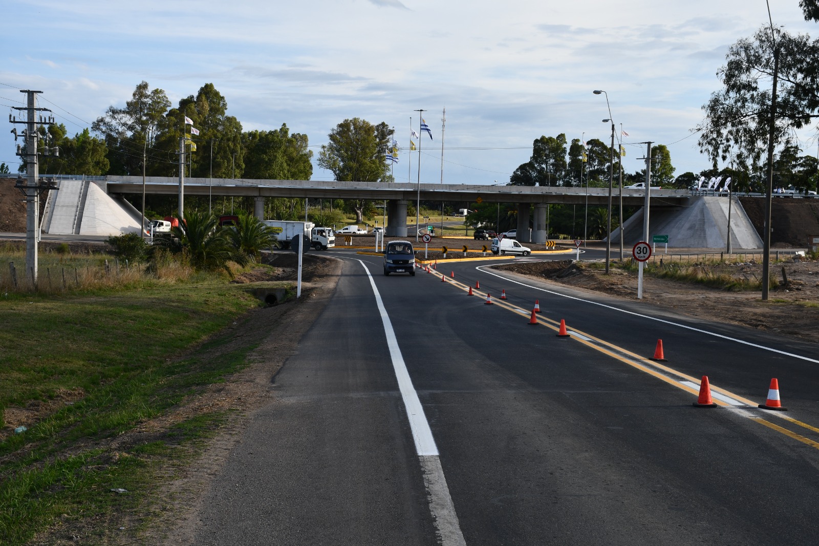 Se inauguró nuevo intercambiador en ruta 8 y 11 | Ministerio de ...