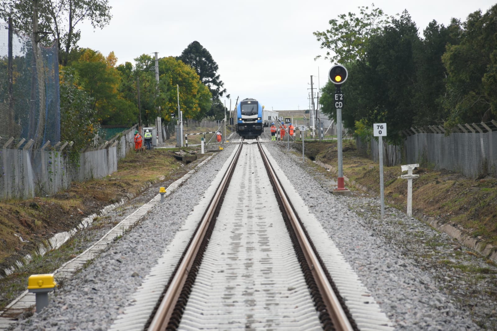 Ferrocarril Central: la nueva vía ferroviaria quedó operativa ...