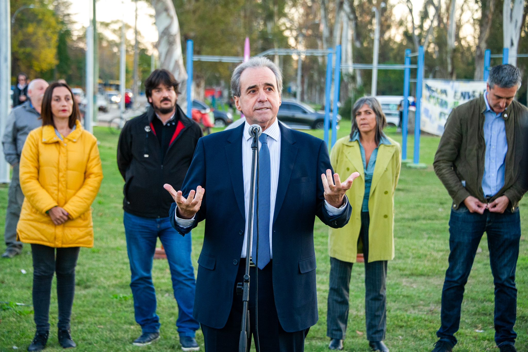 Inauguración de obras en el parque Clemente Estable de Santa Lucía ...