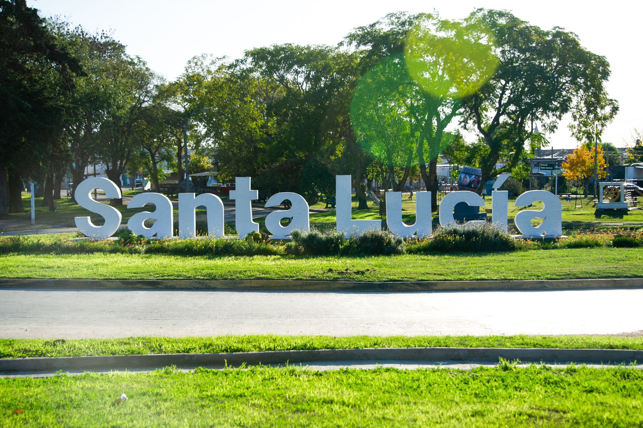 Inauguración de obras en el parque Clemente Estable de Santa Lucía ...