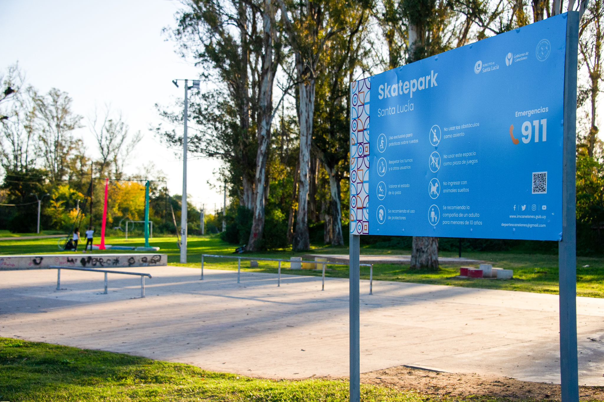 Inauguración de obras en el parque Clemente Estable de Santa Lucía ...