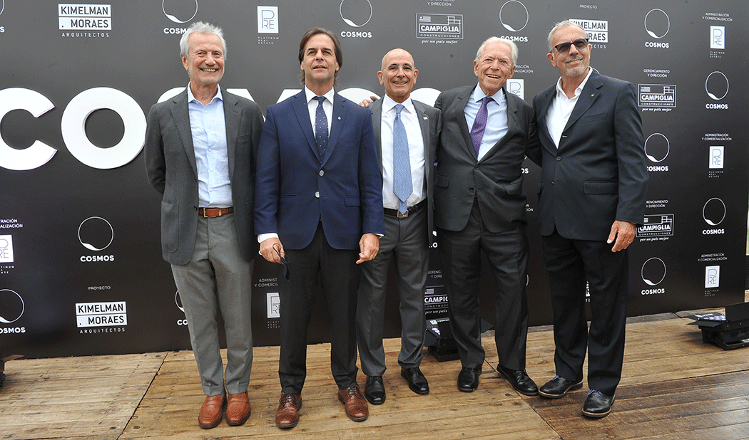 Presidente Lacalle Pou participó de la inauguración del inicio de obras del Complejo Cosmos ...