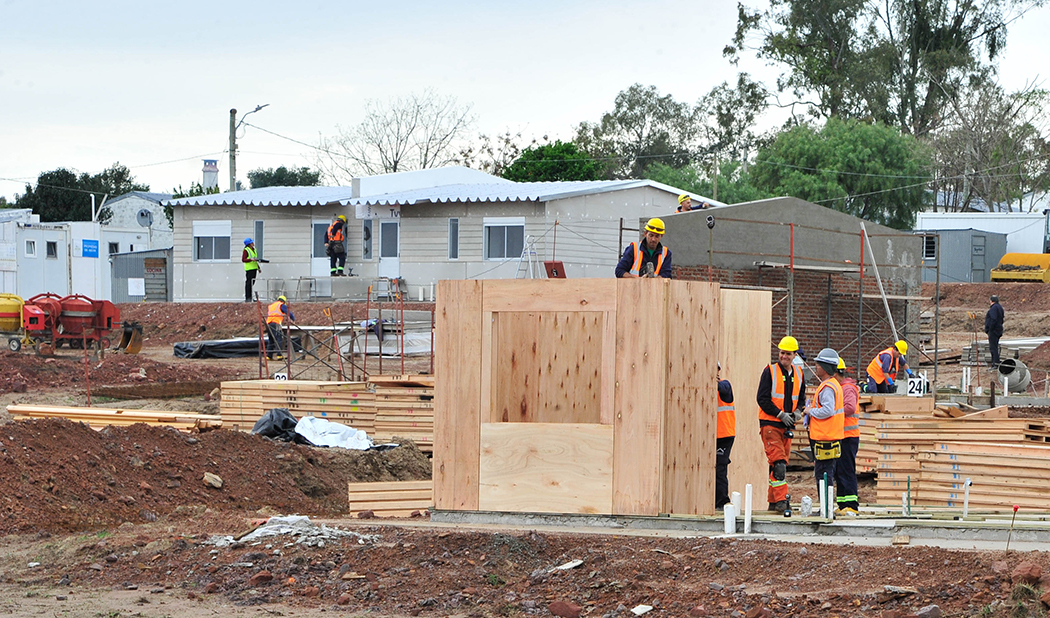 Mevir avanza en la construcción con madera y edifica 60 casas en San Gregorio de Polanco ...