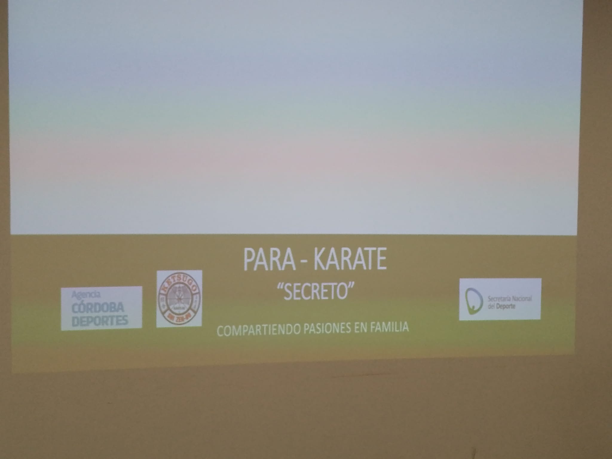 Jornada de introducción al ParaKarate en el CEDEC | Secretaría Nacional ...