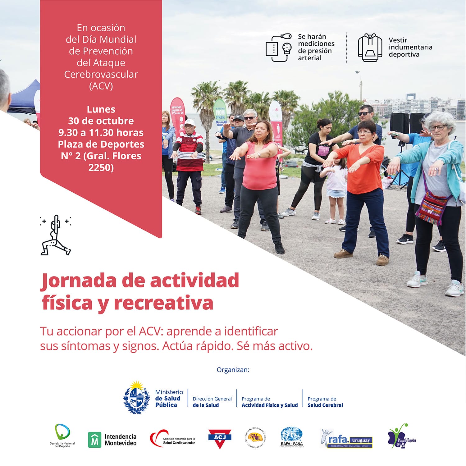 Día Mundial de Prevención del Ataque Cerebro vascular (ACV) | SNDEPORTE