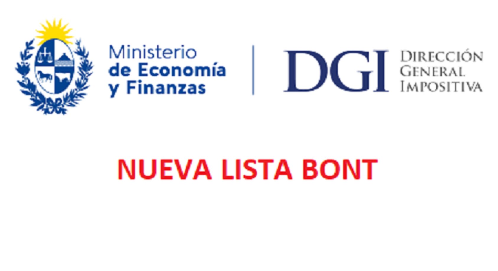 Se actualizó la Lista BONT de DGI | SENACLAFT